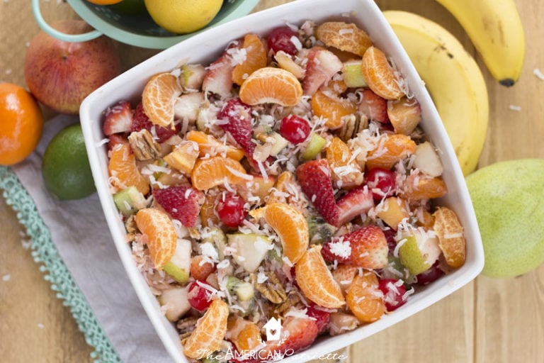 Simple Fancy Fruit Salad - The American Patriette
