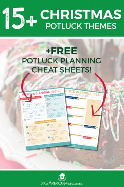 15+ Fun Christmas Potluck Theme Ideas + free potluck printables! - The ...