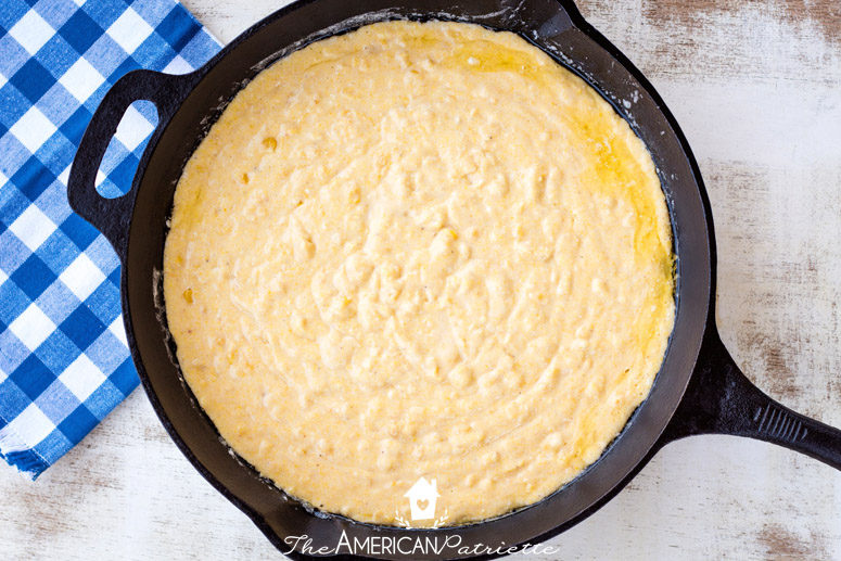 The BEST Moist Skillet Cornbread Recipe - The American Patriette