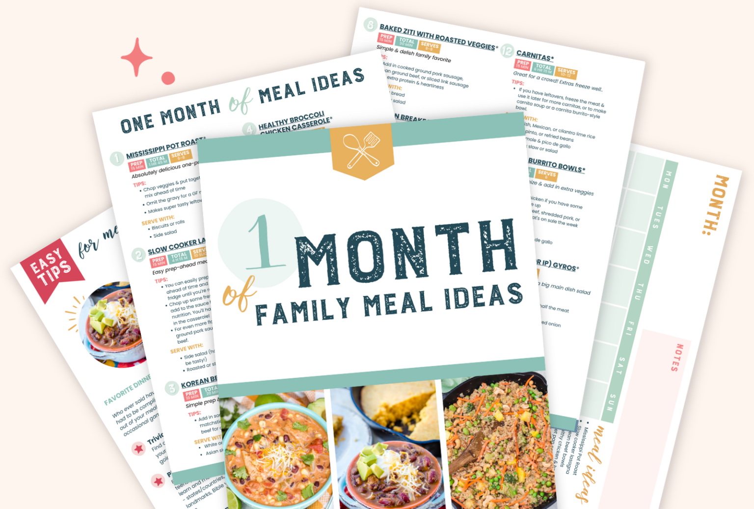 20+ Fun Fall Potluck Theme Ideas + free potluck printables!